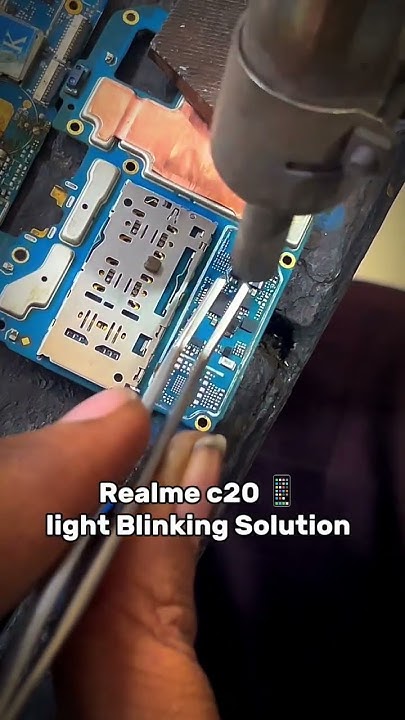 Realme c20 light blinking problem solution # viral t# motivational speaker - YouTube