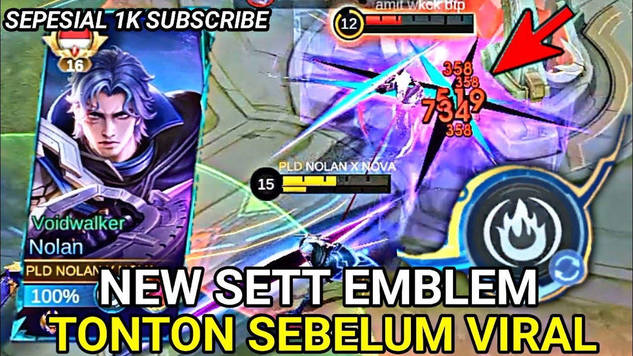 SETTING EMBLEM TERBARU & TERSAKIT DARI TOP GLOBAL 1 NOLAN‼️SEPESIAL 1K ...