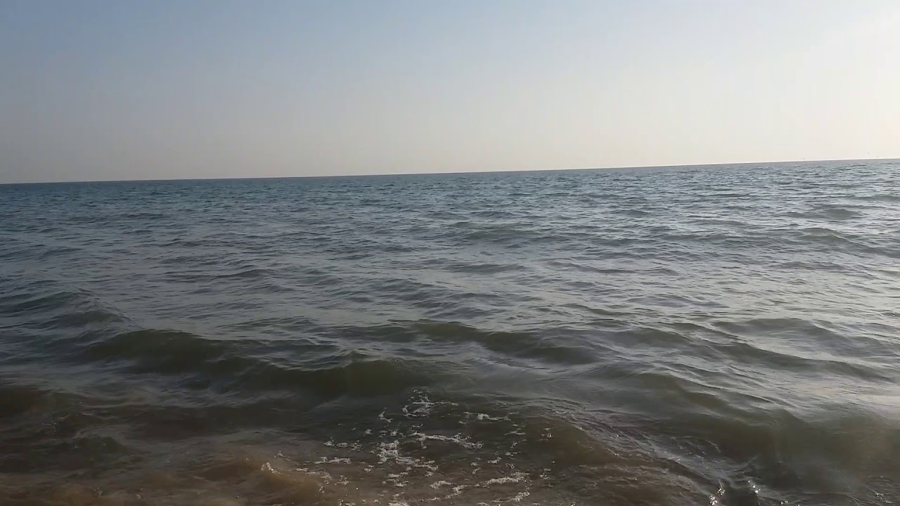 Amazing sunset view of sea at gujarat - YouTube