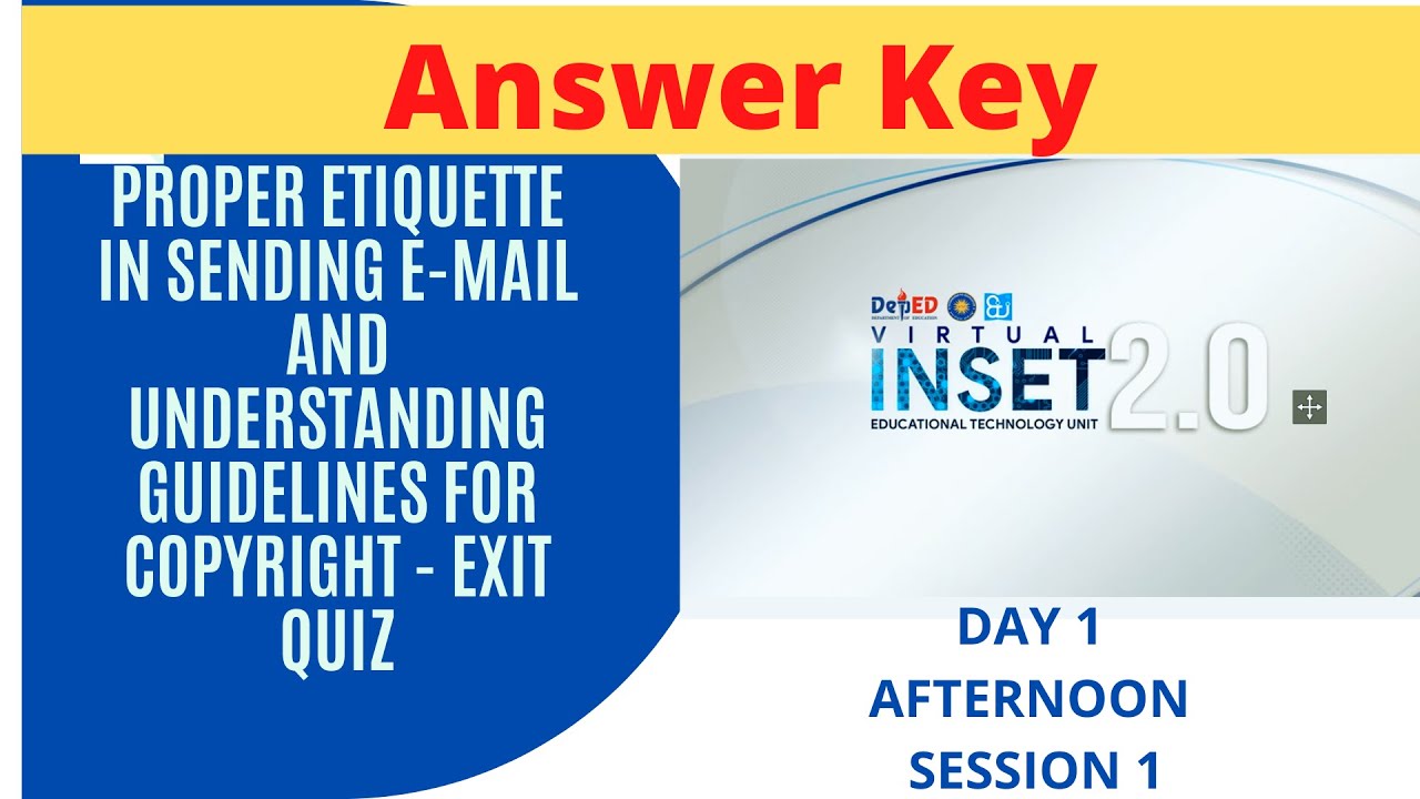 VINSET 2 0 ANSWER KEY Proper Etiquette In Sending E mail And vinset-2-0-answer-key-proper-etiquette-in-sending-e-mail-and