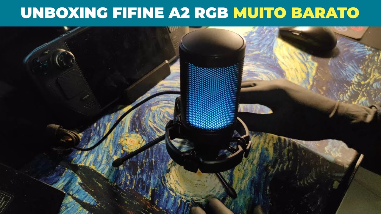 Fifine A2 RGB Microfone CxB mais barato do Brasil | Lofi Music Relaxing ...