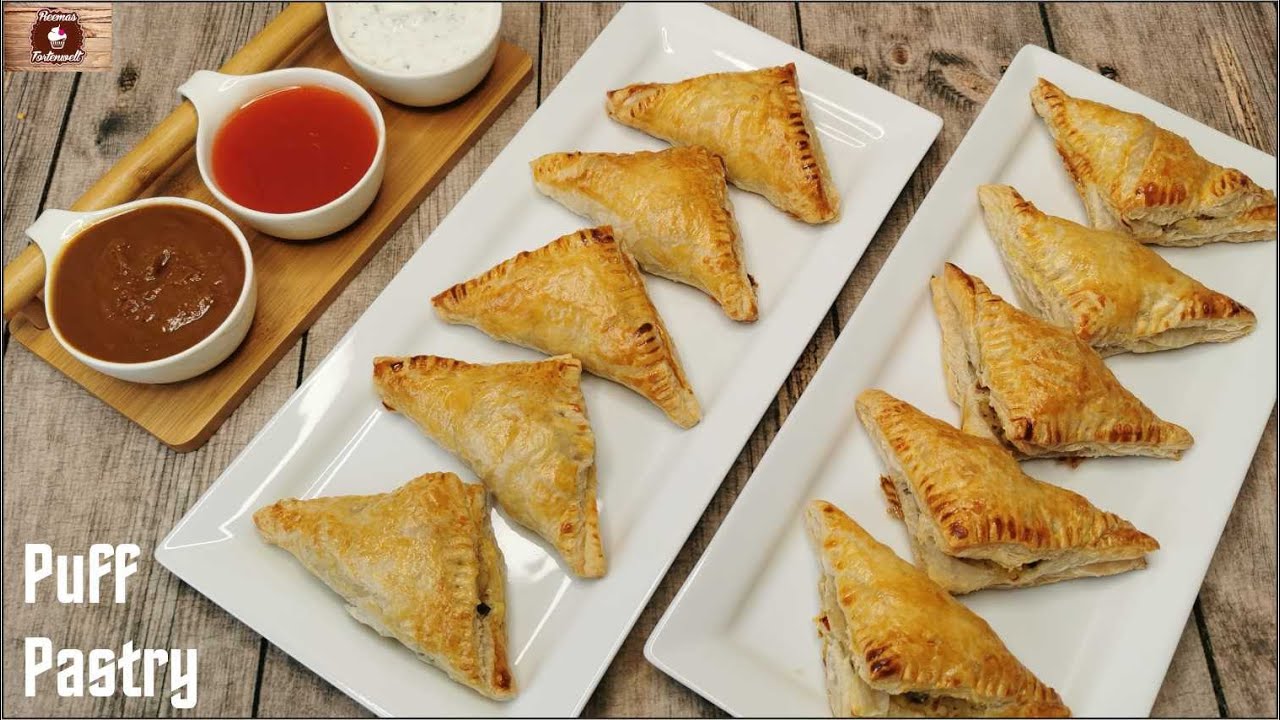 Easy Veg Puff Pastry Recipe | Veg Patties Recipe | Stuffed Puff ...