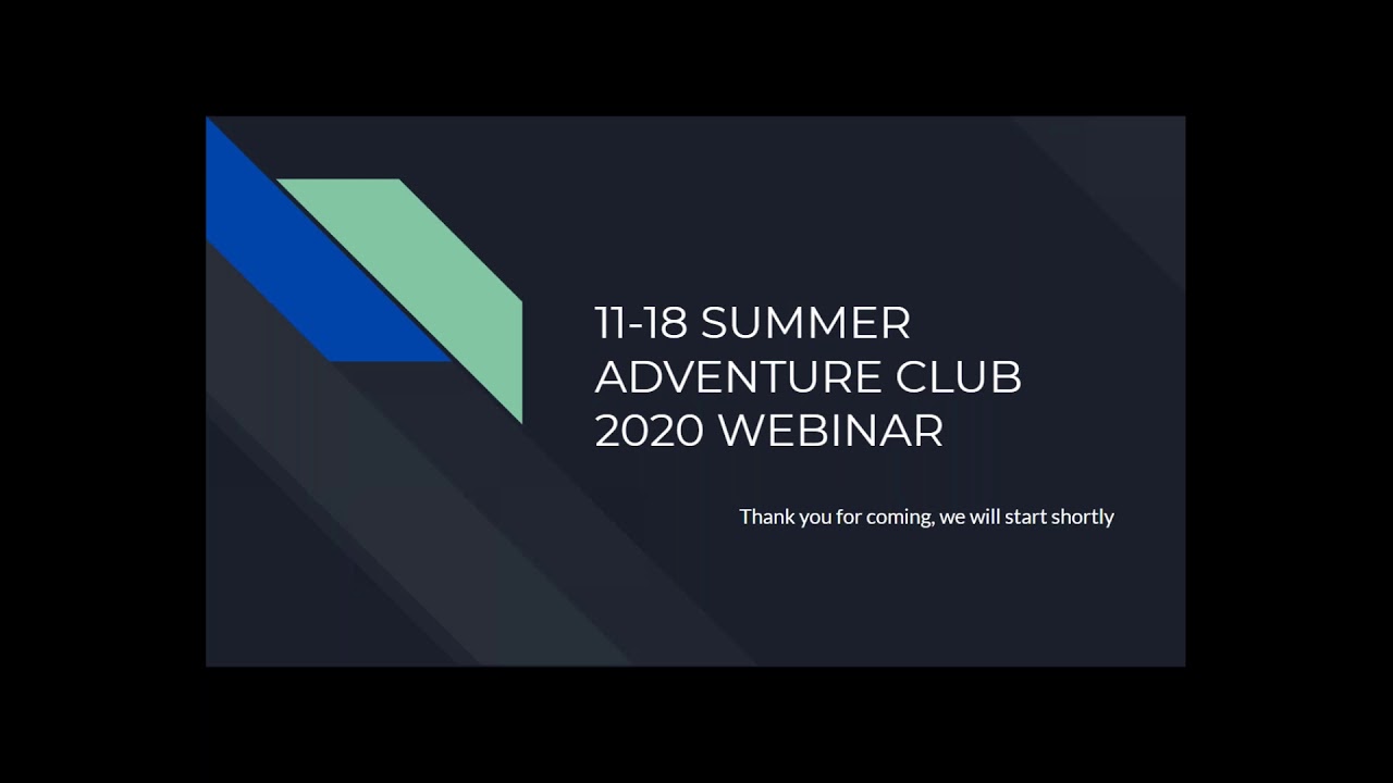 Summer Adventure Club 11 18 year old Program Overview - YouTube