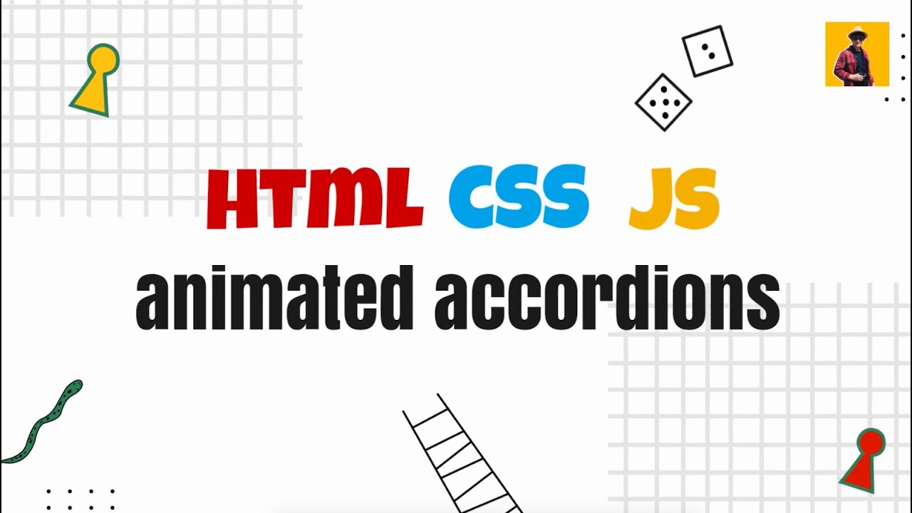 How To Create Animated Accordions With Html Css Js Youtube 9034