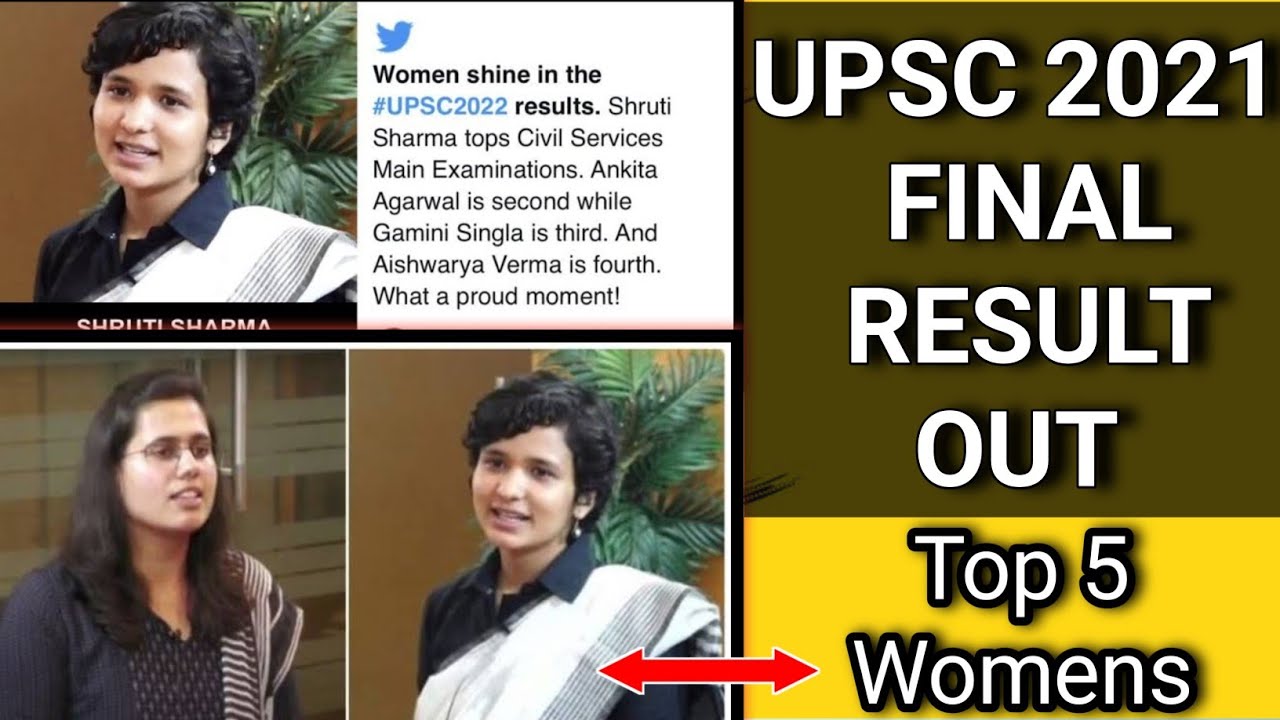 UPSC 2021 Results Out | IAS 2021 Final Result Released | UPSC IAS ...
