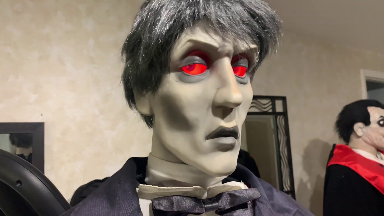 Gemmy Halloween Animated “Horace The Butler” Review - YouTube