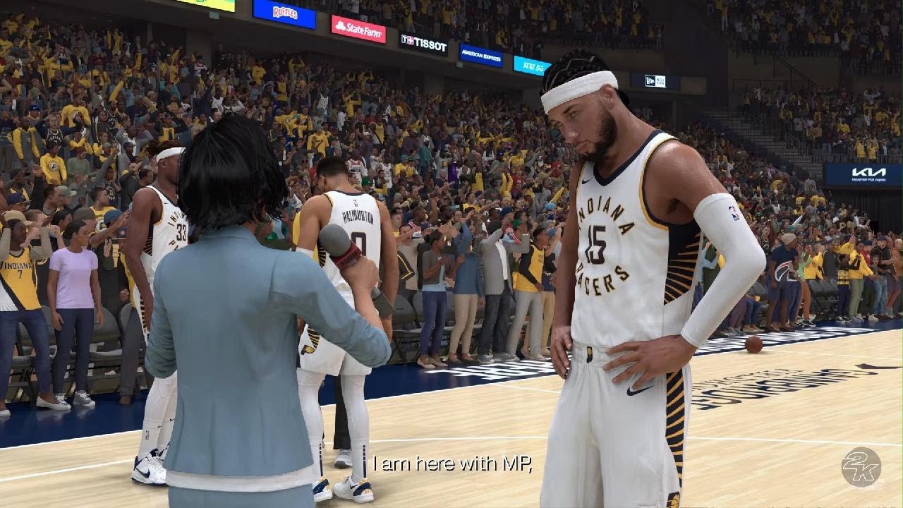 NBA 2k24 when your myplayer breaks a record the first game 100 points ...