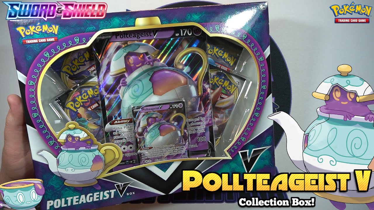Polteageist V Collection Box Opening! | Pokemon TCG | - YouTube