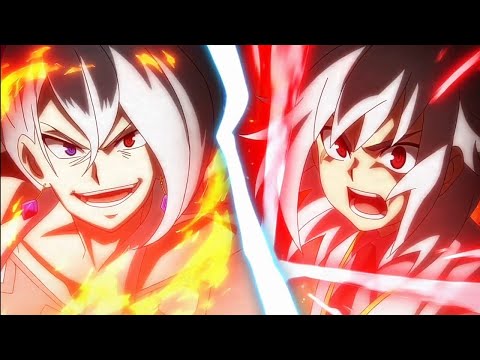 Shu VS Phi (Lord Of Destruction🆚Spirit Of Flames ) || AMV || Believer || #Beyblade #BeybladeBurst