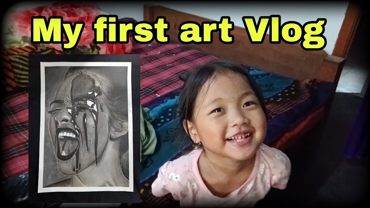 My first art Vlog ⛱️@tigiamdrawing #viral #drawing #artvlog - YouTube