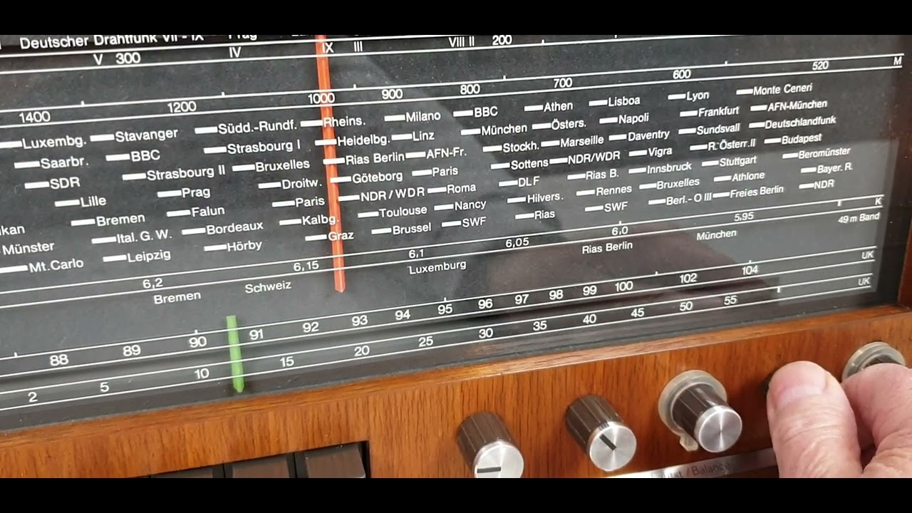 SABA KONSTANZ KN18 Longwave - YouTube