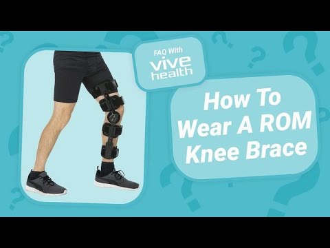 How To Wear A ROM Knee Brace (Instructional) - YouTube