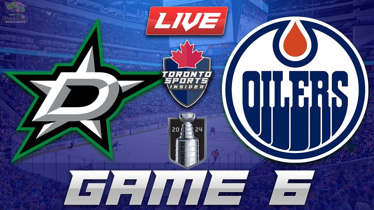 Dallas Stars vs Edmonton Oilers Game 6 LIVE Stream Game Audio | NHL ...