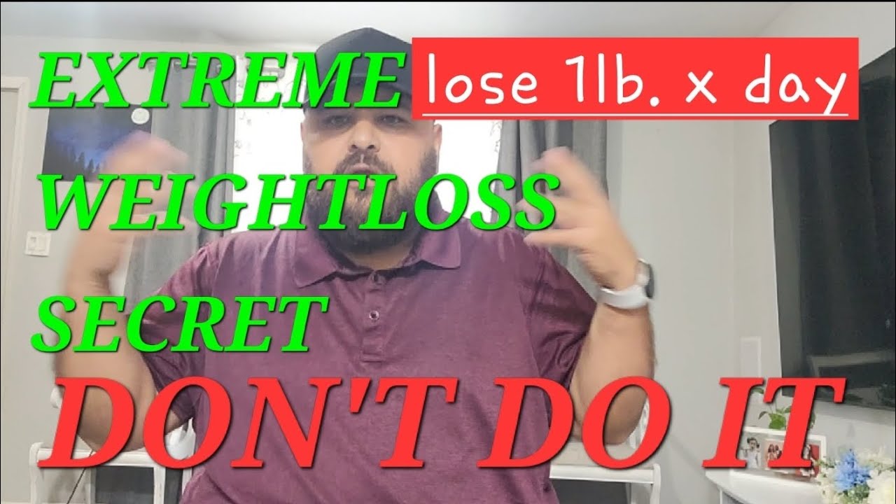 EXTREME quick, fast weight loss LOSE 1 POUND EVERY DAY - YouTube