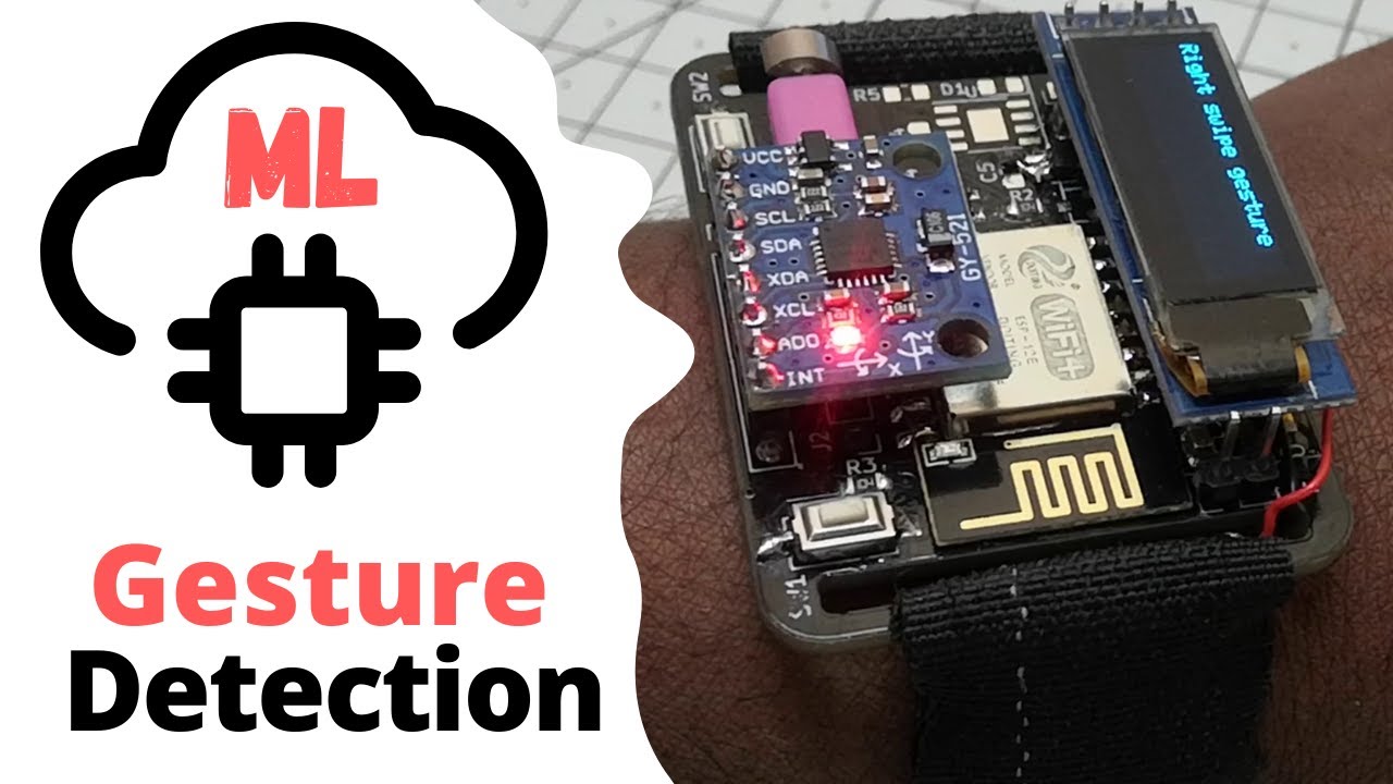 Hand Gesture Detection Using Esp8266 And Machine Learning Arduino Ide Youtube
