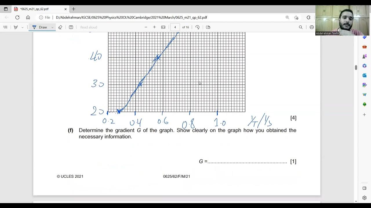 IGCSE Physics 0625/62/F/M/21 & 0625/62/M/J/21 - YouTube