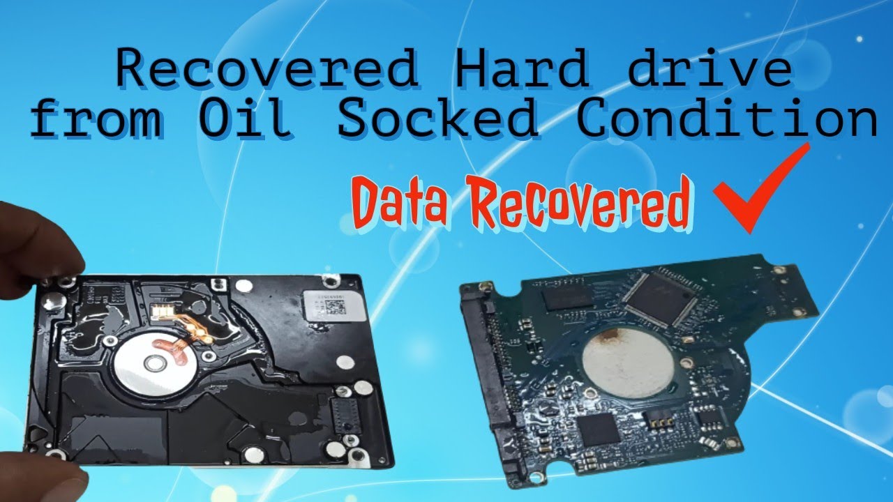 Recovered Hard drive from Oil Socked Condition | Dead Hdd Data Recoverd ...