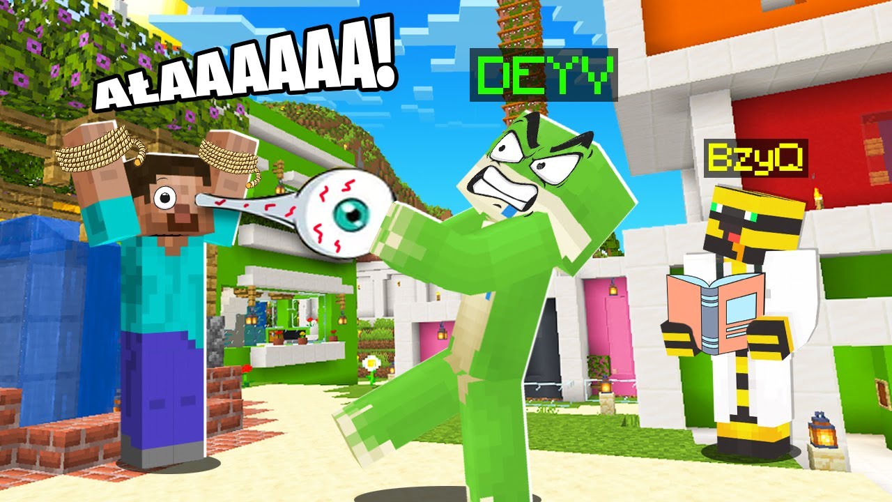 Szukamy LEKARSTWA na CHORE OKO STEVE w Minecraft! - YouTube