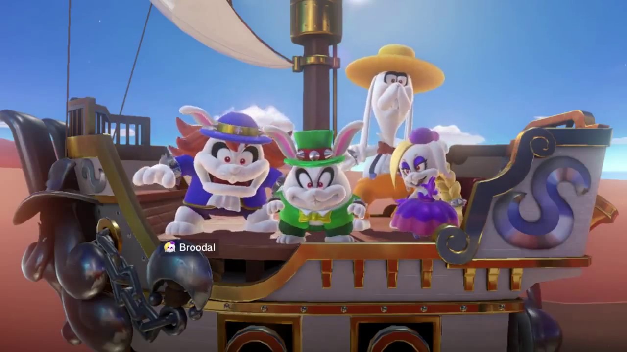 SUPER MARIO ODYSSEY GAMEPLAY 'Harriet' Boss Battle! — 2017 - YouTube