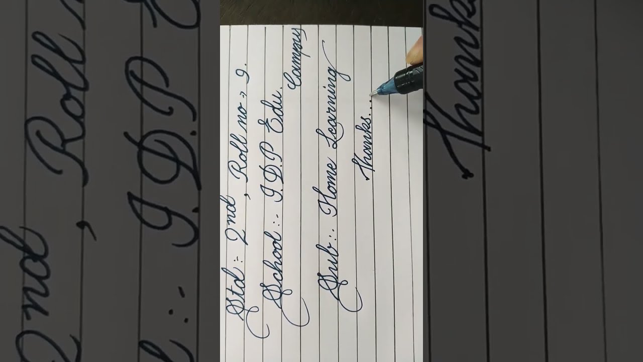 My Notebook Name Writing YouTube My Notebook Name Writing YouTube