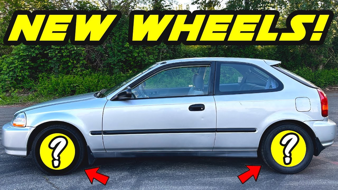 The Biohazard Civic Hatch Gets New Wheels And Tires | Part 9 - YouTube