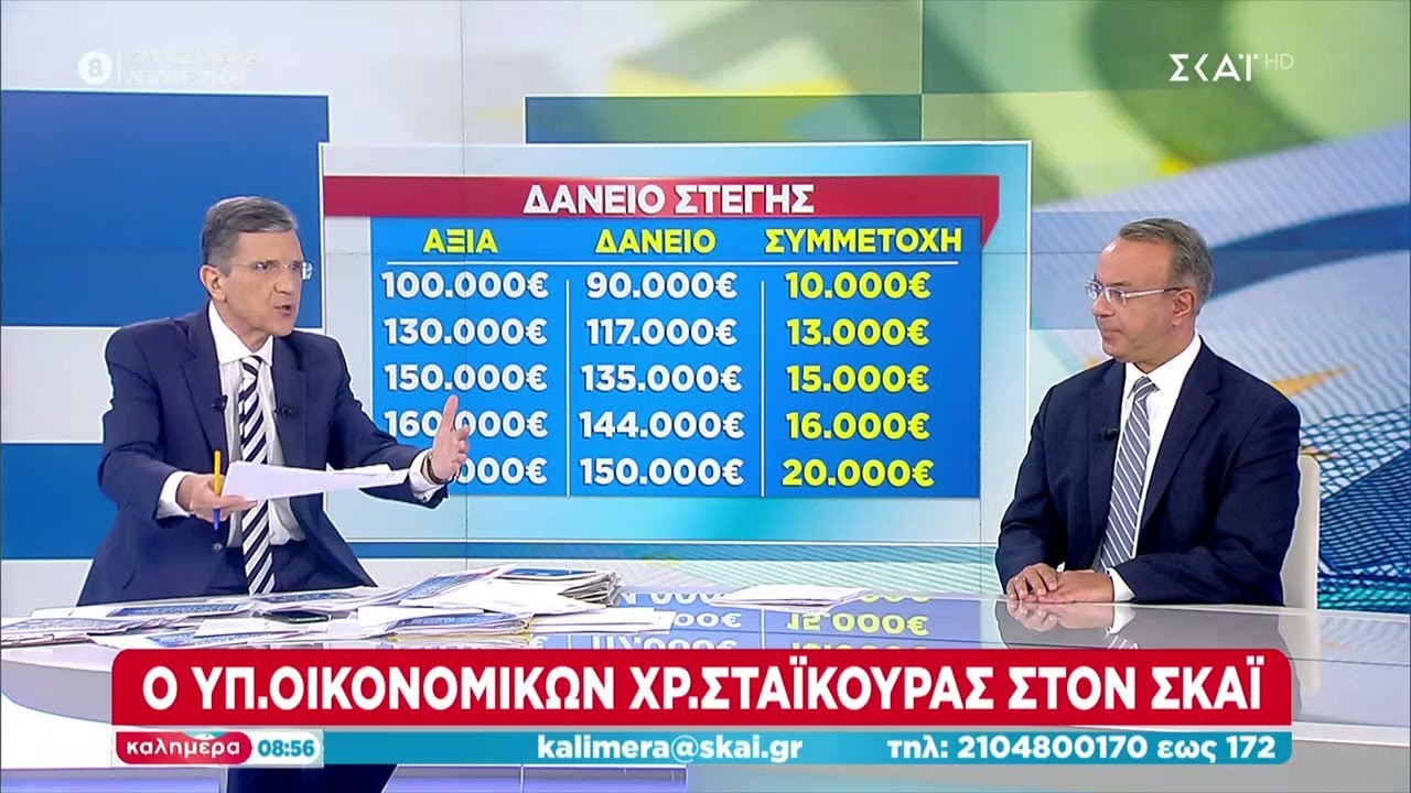 Ο υπ. Οικονομικών για κατώτατο μισθό, δάνειο στέγης, μισθούς των ...