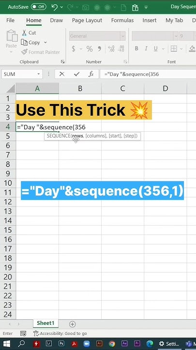 Excel Formula for Job Interview New Excel Tricks #tips #newtrick #exceltutorial #exceltricks ...
