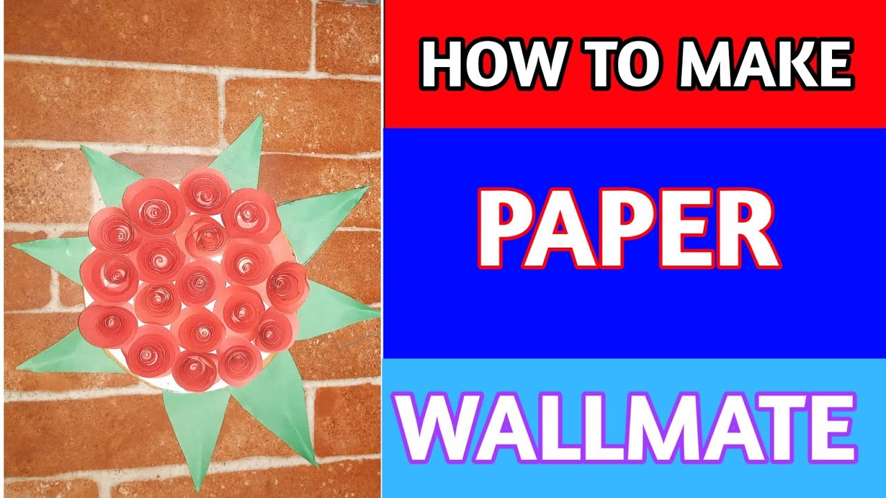 How to make paper wallmate.. - YouTube