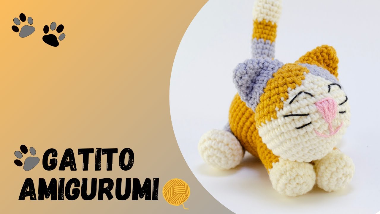 🇪🇸Gato a Crochet/Amigurumi Gato Tutorial/Crochet Gato Paso a Paso ...