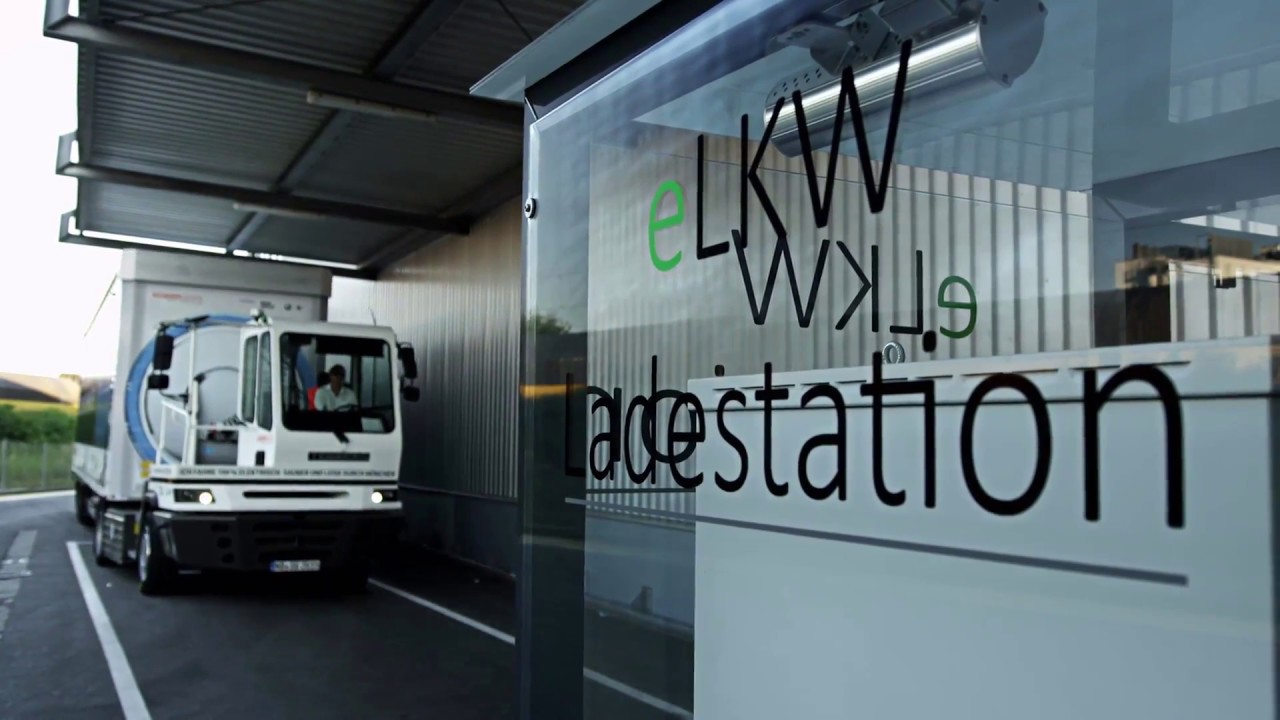 BMW Electric Truck inbound logistics 2015 - YouTube