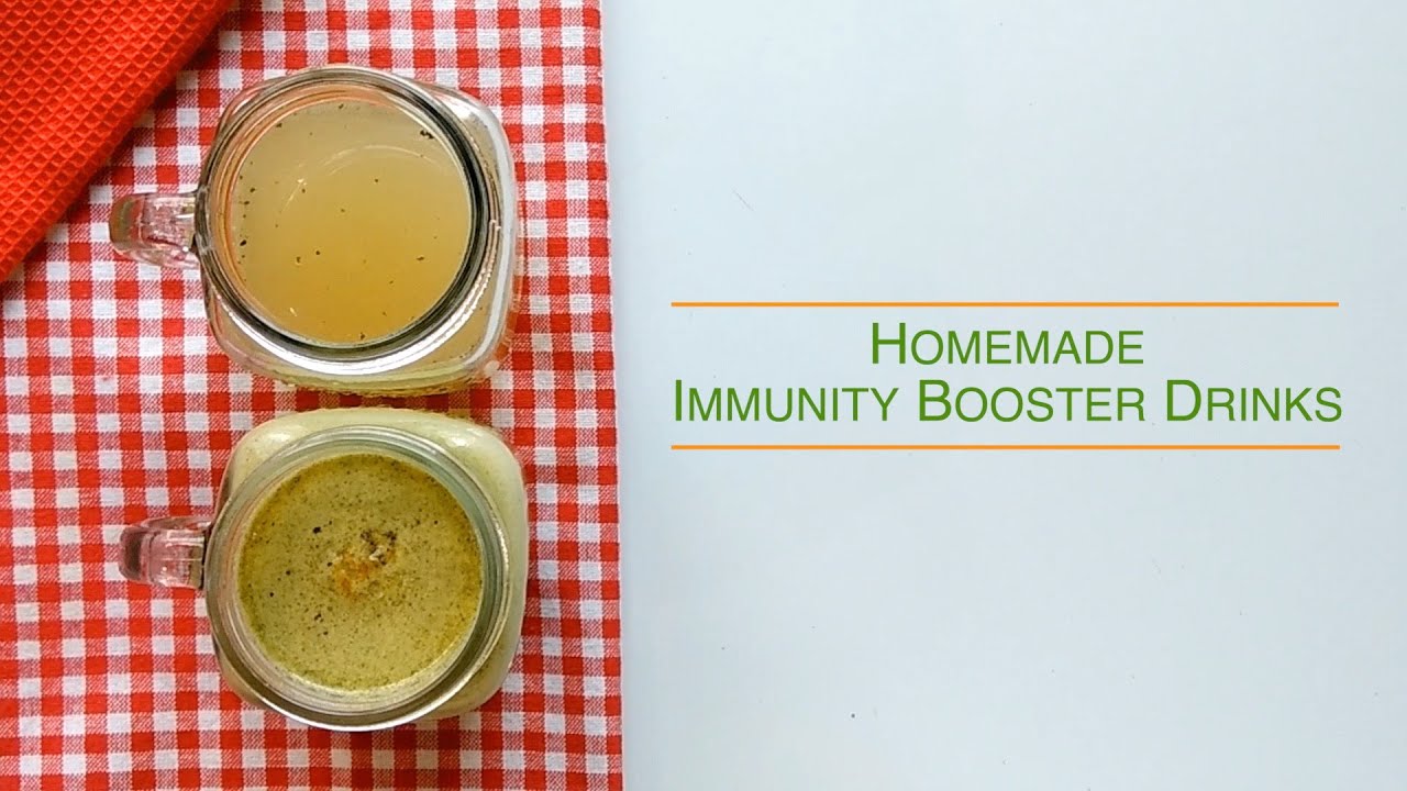 Homemade Immunity Booster Drinks - YouTube