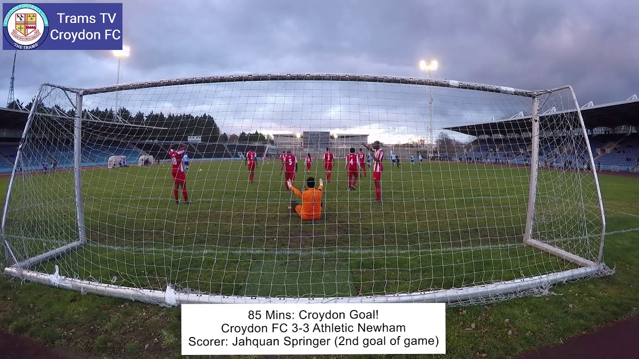London Senior Trophy 1st Round: Croydon 4 - 3 Athletic Newham - YouTube