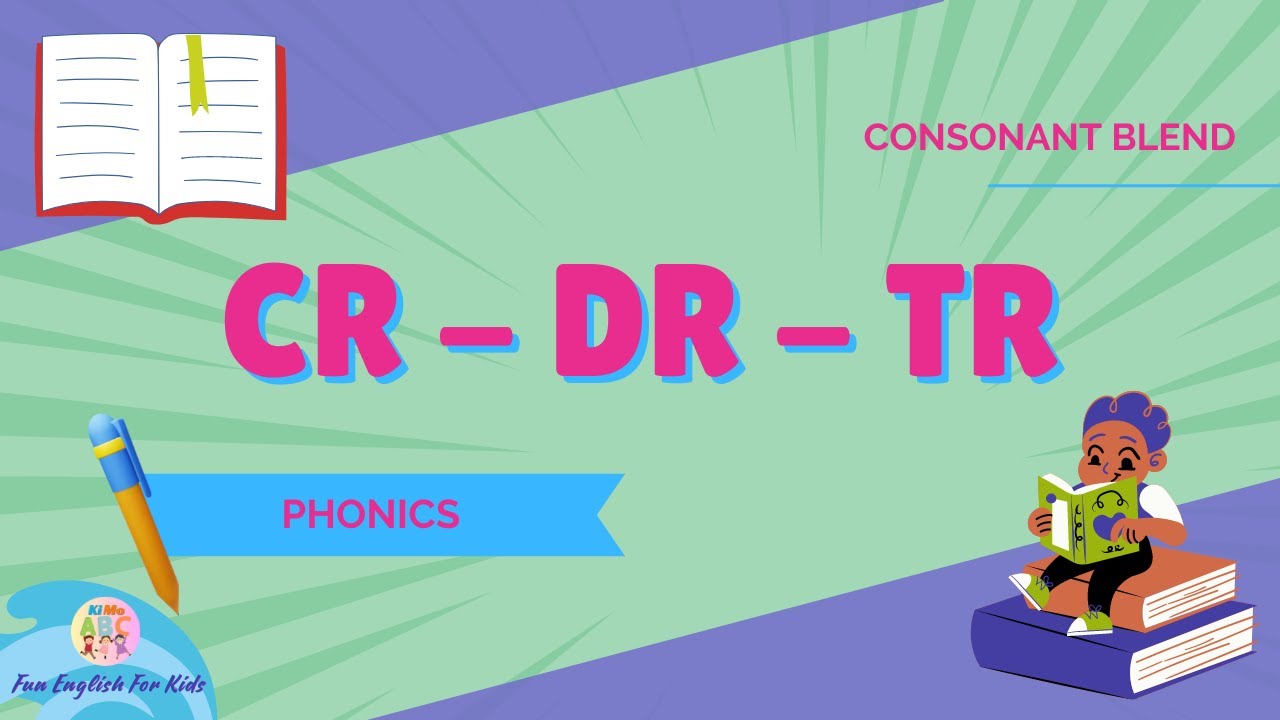 Phonics - Cr - Dr - Tr | Consonant Blend - YouTube