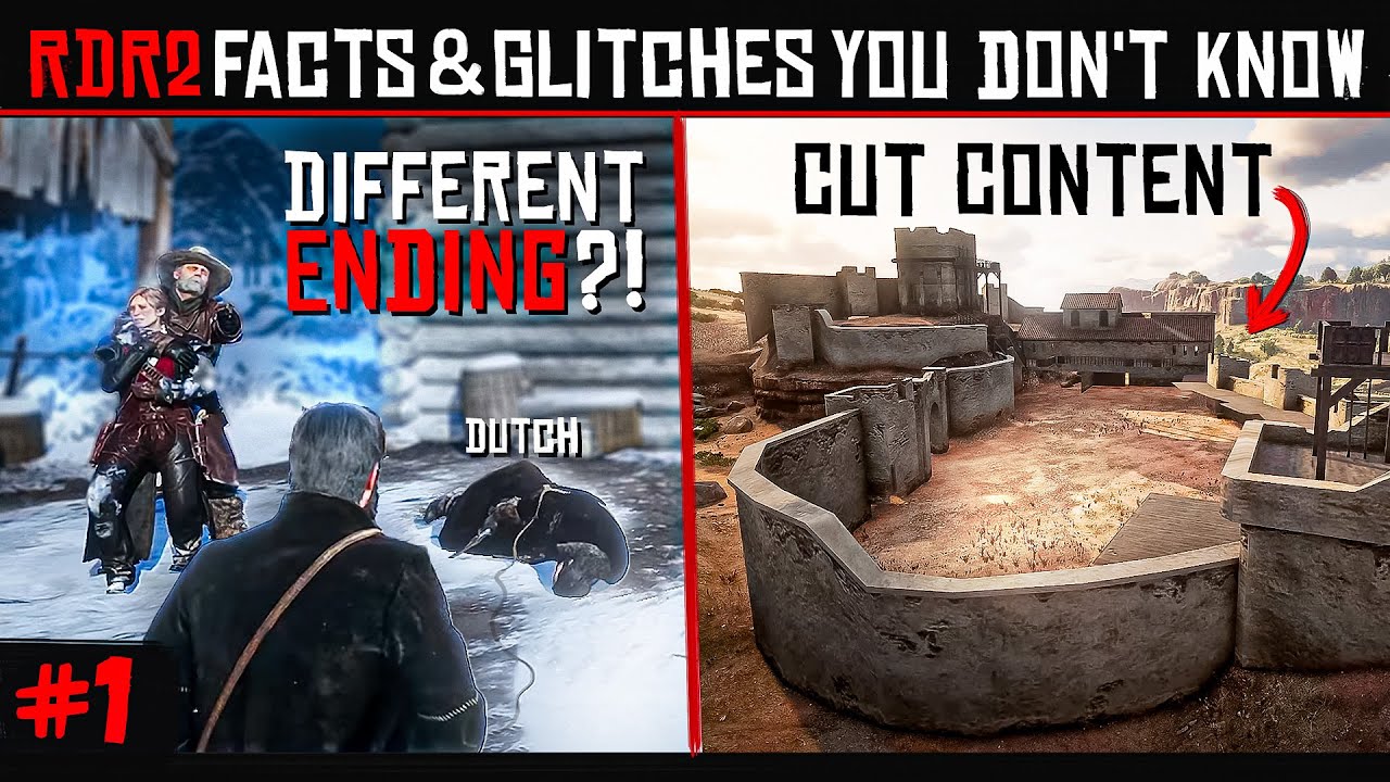 RDR2 Facts and Glitches You Don't Know #1 (From Speedrunners) - YouTube