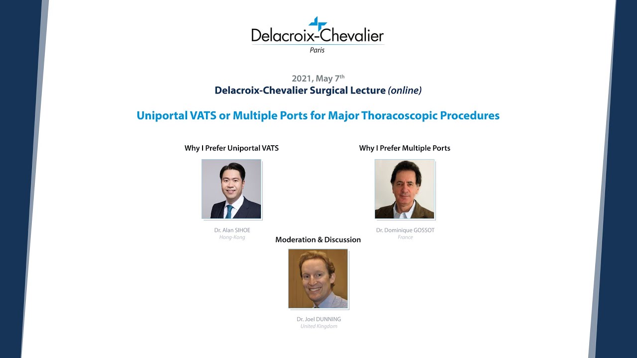 Single Port or Multiple Port Major Thoracoscopic Procedures - YouTube
