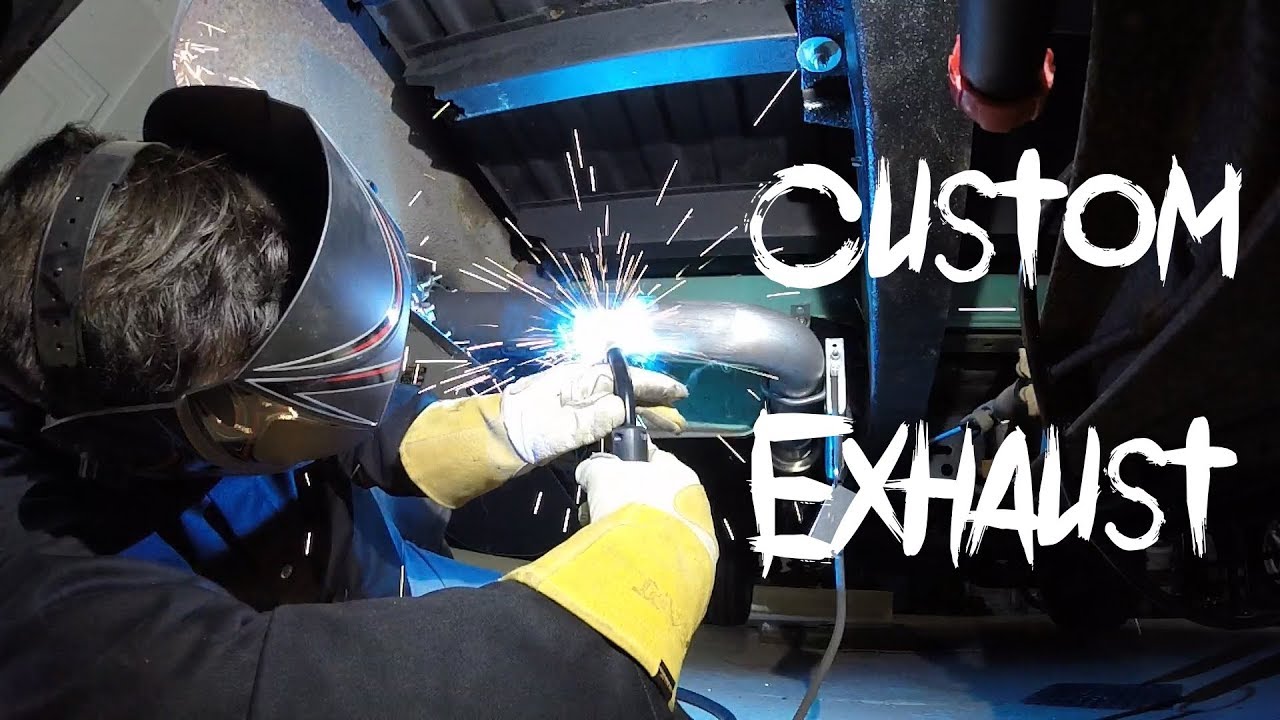 Building a Custom Side Exit Magnaflow Exhaust System | Chevy C10 ep. 17 ...