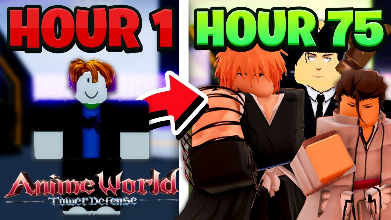I Played AWTD (Anime World Tower Defense) For 75 HOURS And BECAME ...