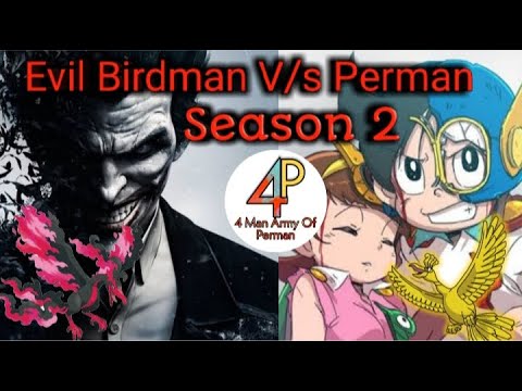 Perman V/s Evil Birdman || season 2 || 4man army of perman - YouTube