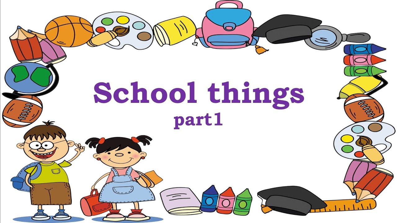 Guess the School Things | Gussing game| School things- part1 - YouTube