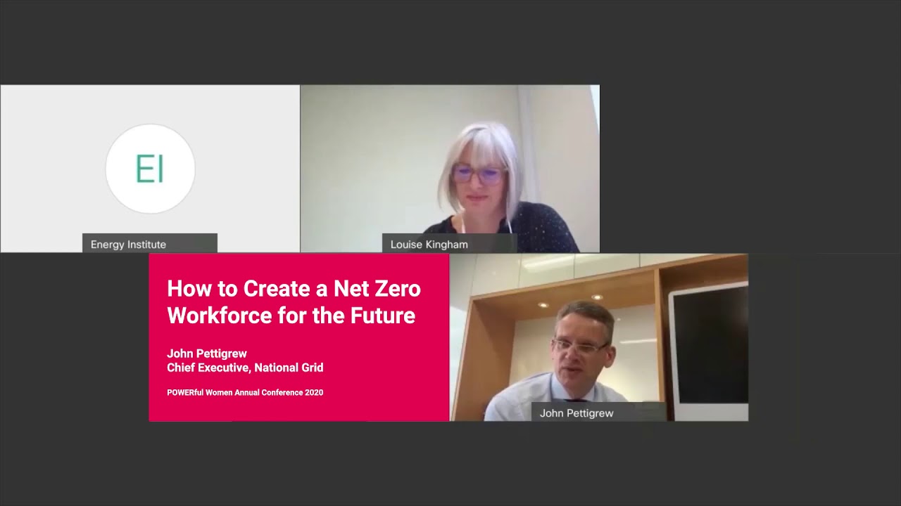 How to create a Net Zero workforce for the future - John Pettigrew, CEO ...