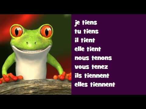 Conjugaison musicale # Indicatif Présent # Verbe = tenir - YouTube