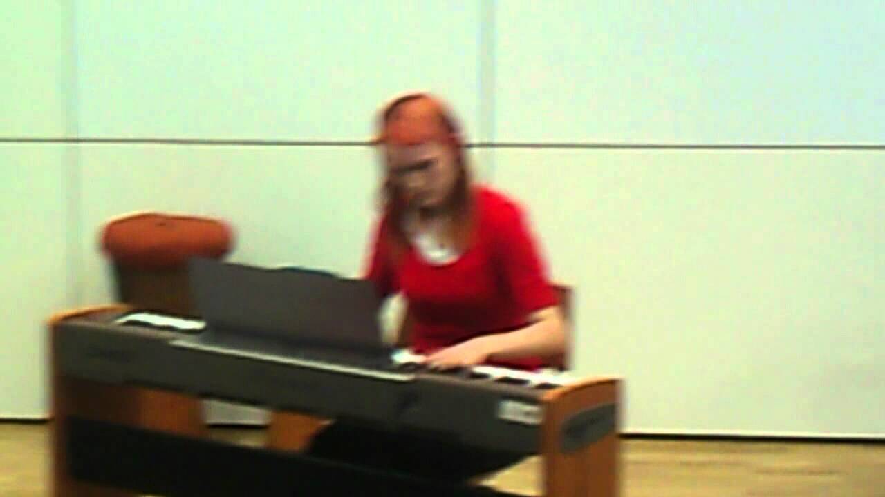 Jen playing Keyboard - YouTube
