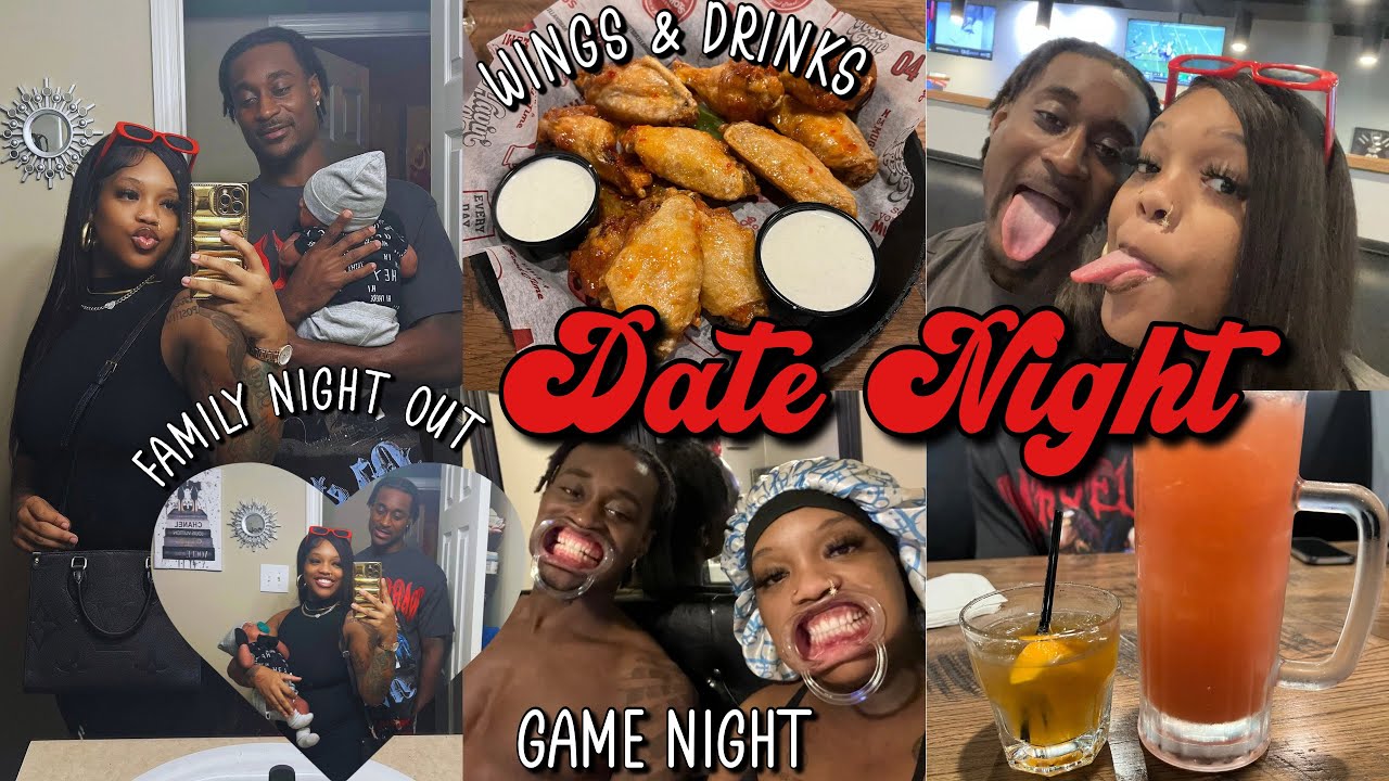 VLOG: First date night since having a baby + game night at home | chill ...