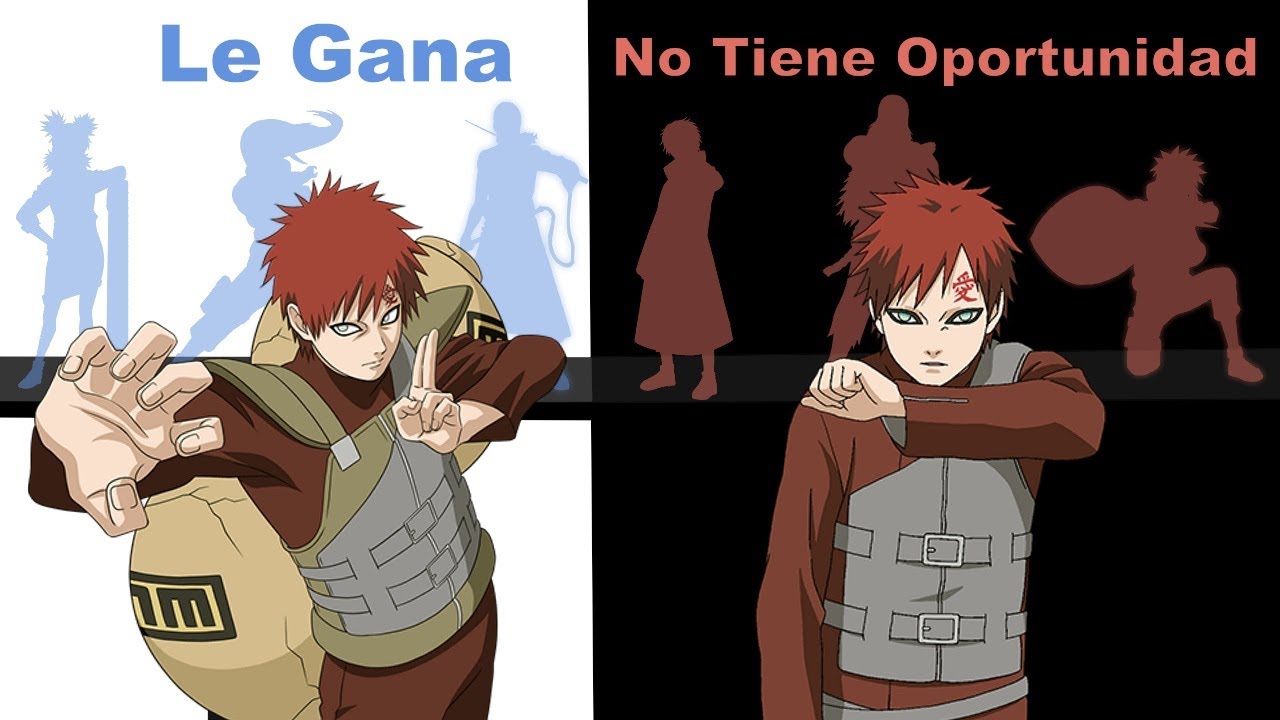 Explicación: Ninjas que Gaara Puede Vencer y los que No Puede - Naruto ...
