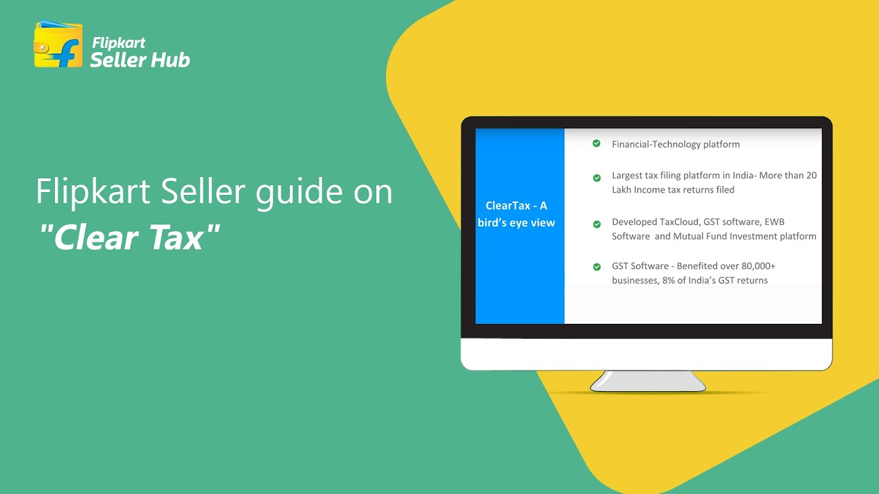 Flipkart Seller guide on "Clear Tax" - YouTube