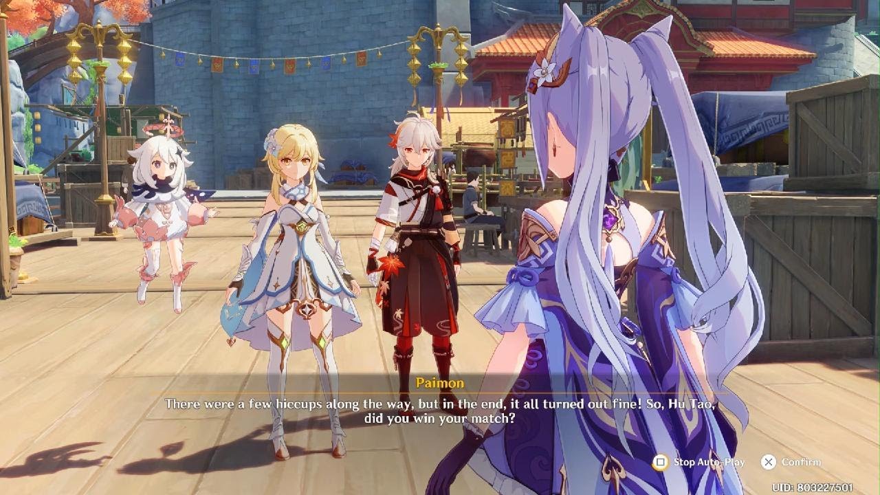 KAZUHA HU TAO SHIP Genshin Impact CUTSCENE - YouTube