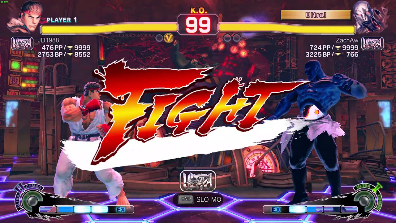 24. Ryu vs Seth Ultras street fighter 4 ultra 2 - YouTube
