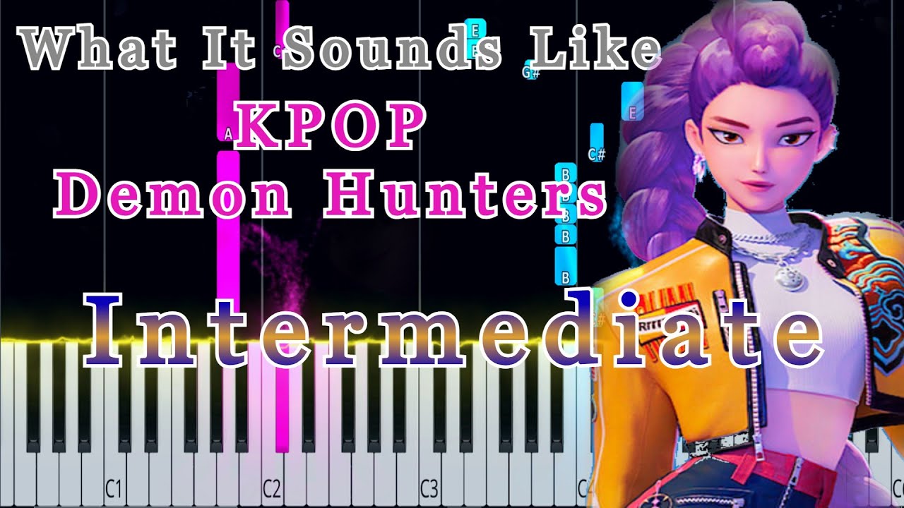 What It Sounds Like (KPOP Demon Hunters) | Piano Cover - YouTube