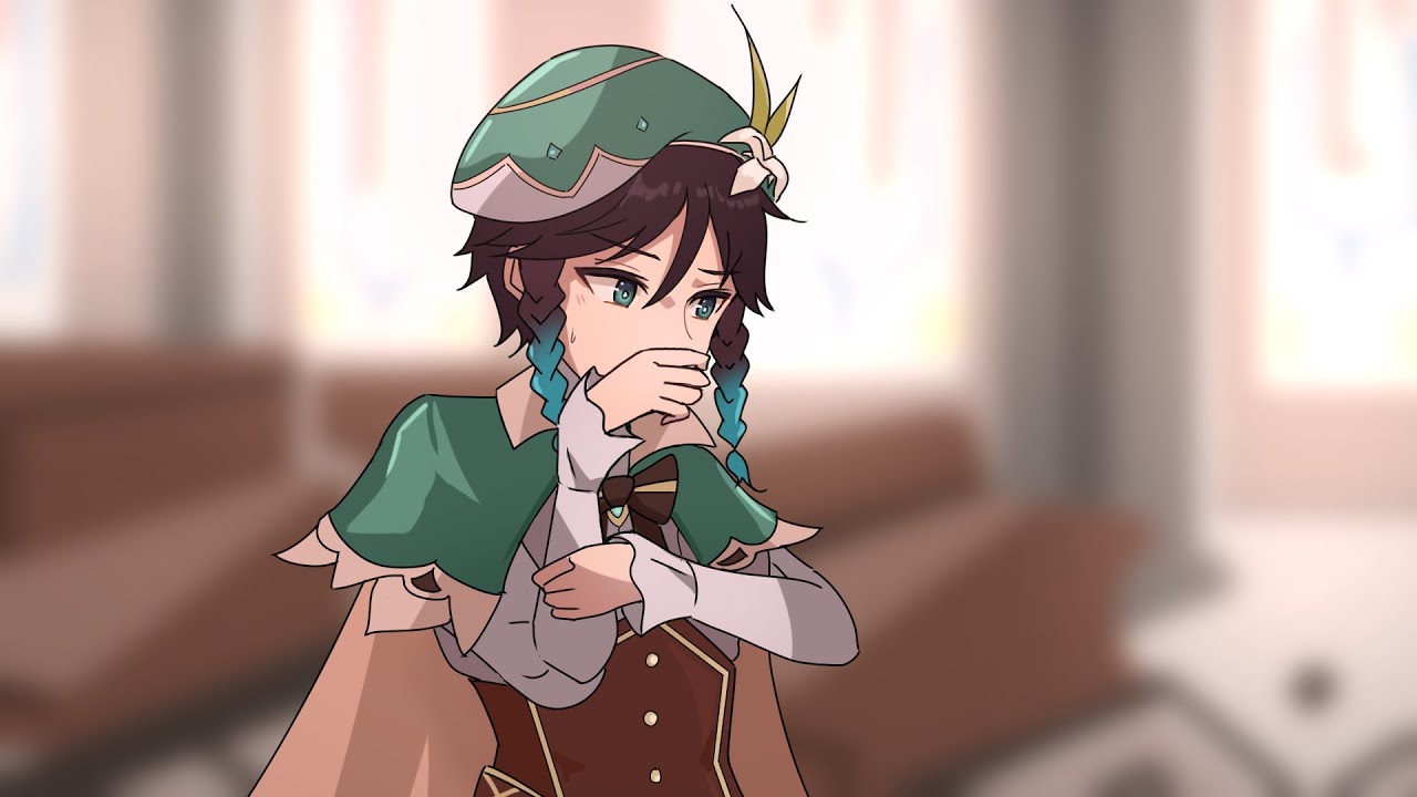 Venti Animation - The Cathedral Scene [Genshin Impact] - YouTube