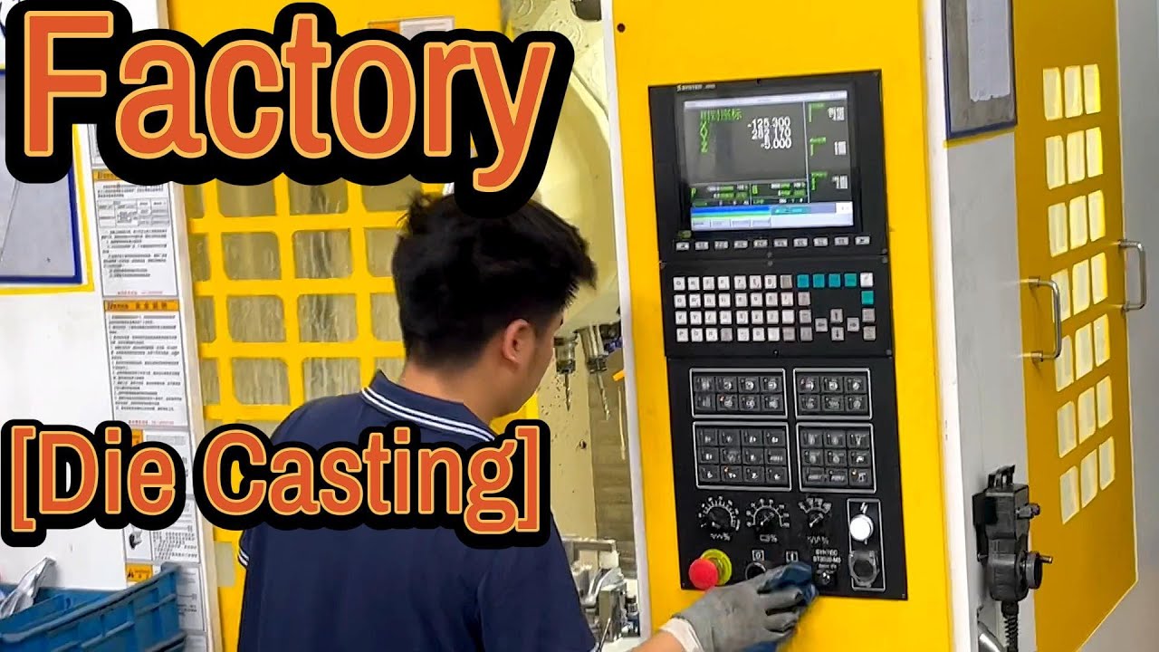 die casting parts factory, high pressure die casting - YouTube